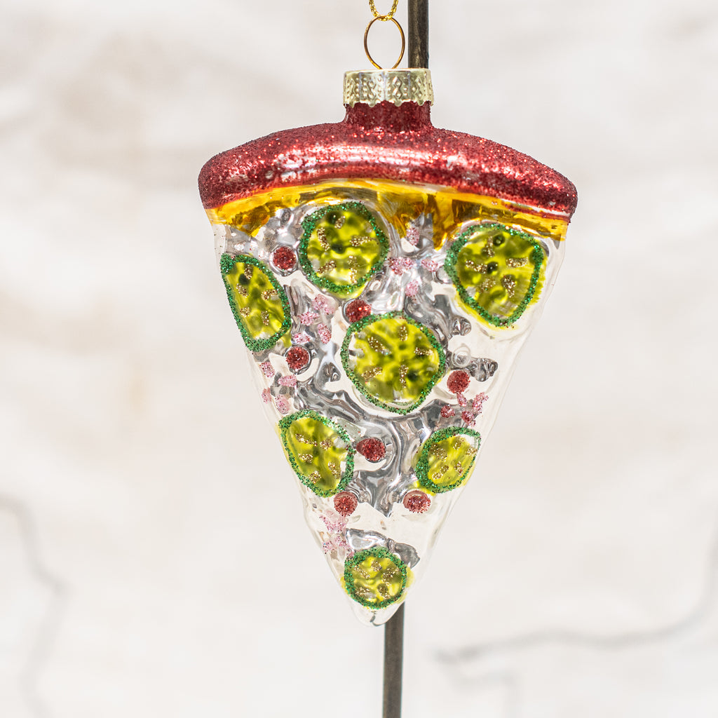 Glass Pizza Christmas Decorative – The Lost + Found Department