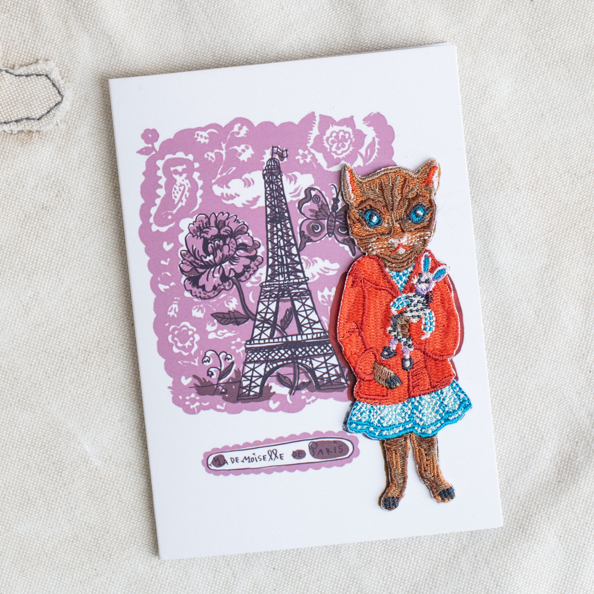 Nathalie Lete - Cats of Paris Gift Card with Iron on Cat Patch– The ...